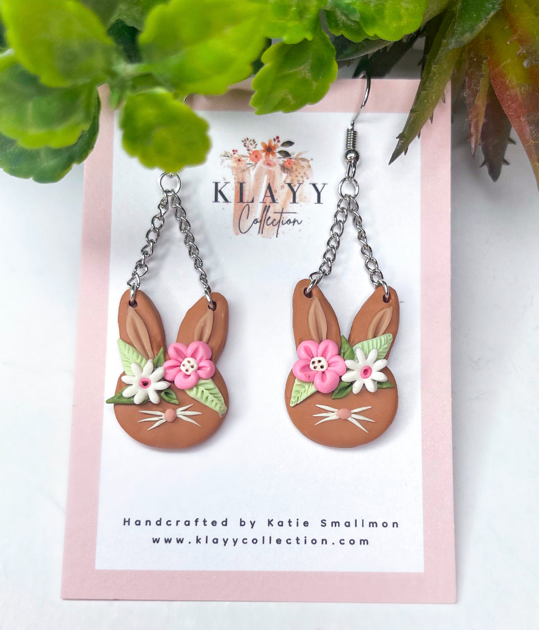 Easter Bunny Tan with chain – klayycollection